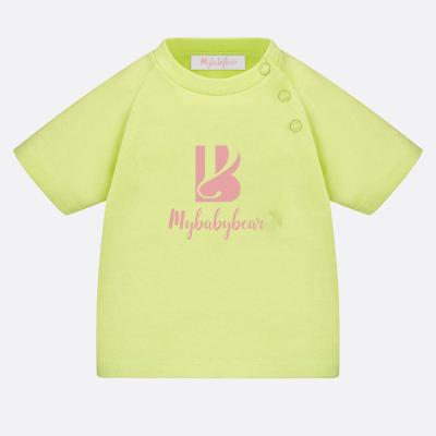 China 100% Cotton Kids T Shirts Summer Cartoon Printed Baby Tops for Boys Girls 0-24M for sale