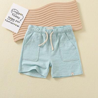 China Cotton Baby Kids Shorts Summer Casual Wear Soft Children Boys Short Pants Wholesale Custom Size 300pcs for sale