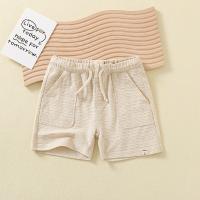 China Baby Cotton Linen Short Overalls for Toddlers Summer Kids Pants 100 Cotton OEM Custom Sizes for sale