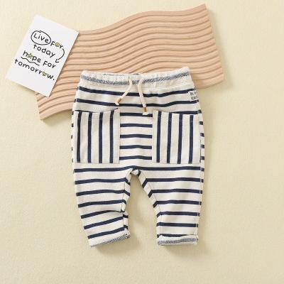 China Wholesale Baby Cotton Footed Pants Sets Newborn Toddler Knitted Leggings 0-24 Months for sale