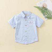 China Boys Cotton Short Sleeve T Shirts 100% Cotton Kids Polo Shirts Custom Size for sale
