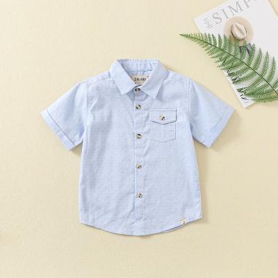 China Boys Cotton Short Sleeve T Shirts 100% Cotton Kids Polo Shirts Custom Size for sale