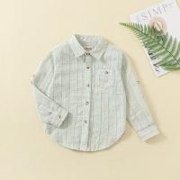 China Boys Cotton Long Sleeve Polo Shirt Custom Size 100 Cotton Kids Toddler School Uniform for sale