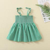 China Custom Design Spandex Cotton Baby Toddler Slip Dress for Girls 100% Cotton for sale