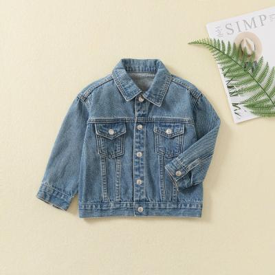 China OEM Unisex Kids Denim Jacket with Lamb Wool Sherpa Lining 100 Cotton Custom Size for sale