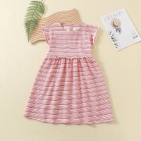 China 100% Cotton Baby Girl Floral Print Sleeveless Summer Dress Toddler Casual Wear Custom Size for sale