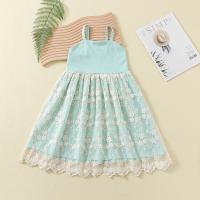 China Toddler Baby Girls Tutu Dress Tulle Sundress Ribbed Top Layered Skirt Spaghetti Strap 100% Cotton for sale
