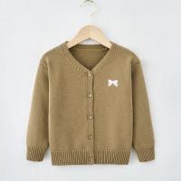 China Customizable Baby Kids Sweater Cardigan Winter Long Sleeve Buttons Unisex 200pcs MOQ for sale