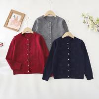 China Customizable Baby Kids Knitted Cardigan Sweater 0-5 Years OEKO-TEX Certified for sale