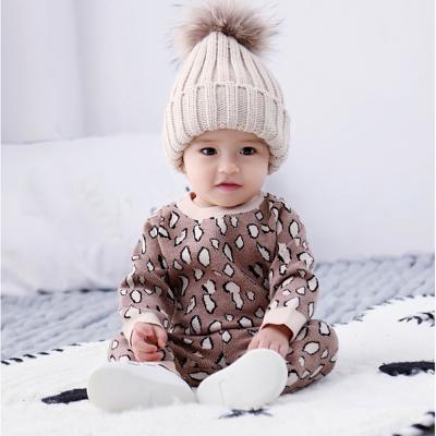 China Cotton Baby Kids Sweater Set Jacquard Knitting Long Sleeve Pullover 0-24 Months for sale