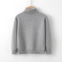 China Customizable Baby Kids Cotton Jacquard Knit Sweater Crewneck Pullover Unisex 200pcs MOQ for sale