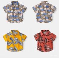 China Mybabybear Kids Cotton Short Sleeve Shirt with Floral Print for Summer 200pcs MOQ for sale