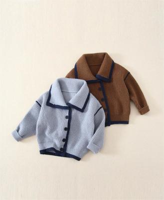 China Custom Baby Kids Cotton Sweater Cardigan Winter Daily Wear OEKO-TEX GOTS for sale