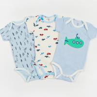 China Wholesale 100% Cotton Baby Rompers Bodysuits for 0-24 Months Newborn Toddler Clothing for sale