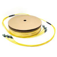 China 72F MPO Trunk Cable High-Density Pre-Terminated With 6x MPO Connectors for sale
