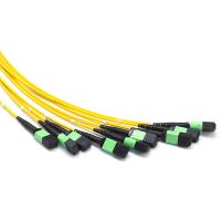 China 72F MPO Trunk Cable High-Density Pre-Terminated With 6x MPO Connectors for sale
