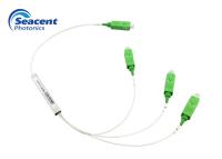 China Seacent Fiber Optic PLC Splitter , 1x3 Plc Mini Type With SC/APC Connector for sale