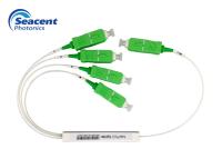 China Micro PLC Planar Lightwave Circuit Splitter 1x4 Type With SC/APC Connectors for sale