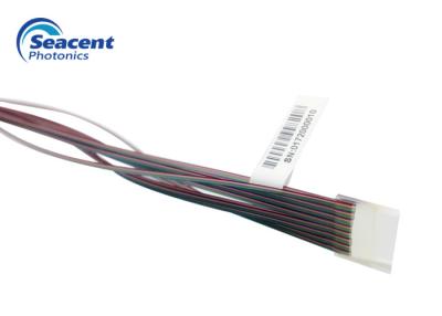 China UPC APC Polishing Angle Optical Fiber Array 128 CH Quartz Glass / Borosilicate / Silicon Material for sale