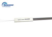 China 2x64 Fiber Optic PLC Splitter Bare Device Low Polarization Dependent Loss for sale