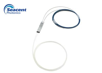 China Low Loss Fiber Optic PLC Splitter Bare Fiber 2x4 Type G657A1 1m Customized for sale