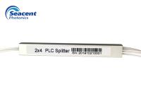 China 2x4 Micro Type Fiber Optic PLC Splitter With Excellent Channel Uniformity for sale