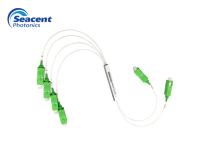 China 2x4 Micro Type Fiber Optic PLC Splitter With Excellent Channel Uniformity for sale