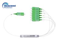 China 1x6 Mini Plc Splitter , Ftth Fiber Optic Splitter Good Channel Uniformity for sale