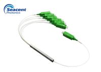 China 1x6 Mini Plc Splitter , Ftth Fiber Optic Splitter Good Channel Uniformity for sale