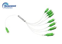 China Passive Optical PLC Splitter Network PLC Fiber Splitter 1X6 1x8 Micro Type for sale