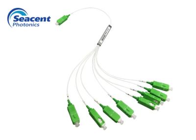 China Low Insertion Loss Fiber Optic PLC Splitter 1x4 With SC/APC Connector for sale