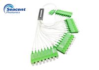 China Compact Design Fiber Optic PLC Splitter Steel Tube 2x32 With SC/APC Connector for sale
