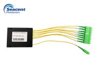 China 2.00mm 1x8 Fiber PLC Splitter Abs Plastic Splitter For Passive Optical Network for sale