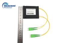China 2X2 2.00mm ABS PLC Splitter Module Certified By Telcordia GR.1209 And GR.1221 for sale