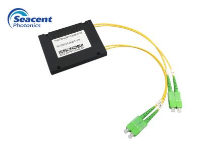 China 2X2 2.00mm ABS PLC Splitter Module Certified By Telcordia GR.1209 And GR.1221 for sale