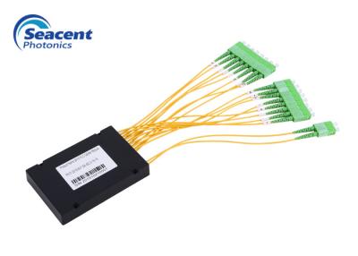 China 2.00mm 2X16 Cassette PLC Splitter ABS Box With SC APC Connector for sale