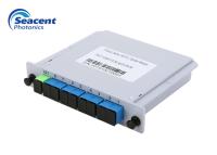 China 0.9mm 0.5m Cassette PLC Splitter 1x8 Plug In SC APC Connector for sale