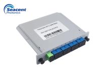 China 0.9mm 0.5m Cassette PLC Splitter 1x8 Plug In SC APC Connector for sale