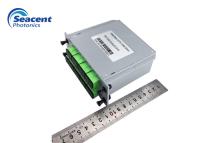 China Compact Design 0.9mm 0.5m 1x16 Plc Splitter Plug In FTTH Fiber Splitter for sale