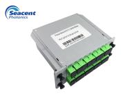 China 2x16 Cassette PLC Splitter Insertion Module For Fiber To The Home for sale