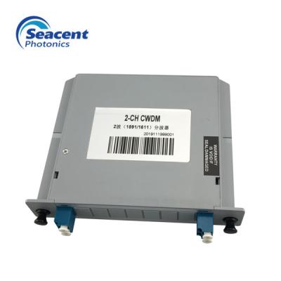 China High Isolation Cwdm Demux , 2 Channel Mux/Demux 1270~1610nm Wavelength for sale