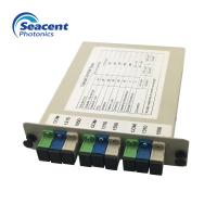 China Fiber Optic Multiplexer CWDM Mux Demux 1310 1550 Low Insertion Loss for sale