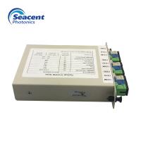 China Fiber Optic Multiplexer CWDM Mux Demux 1310 1550 Low Insertion Loss for sale