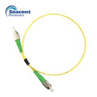 China Simplex 1 Meter FC FC Patch Cord , Singlemode Fiber Optic Jumper Cables SM9/125 G657A for sale