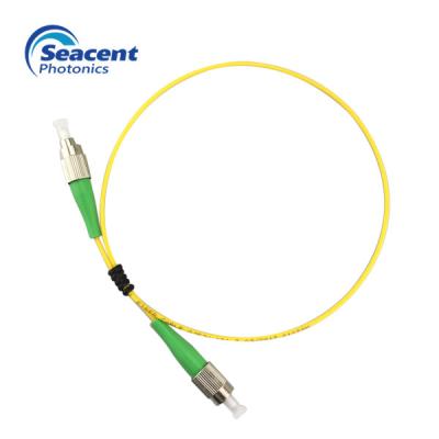 China Simplex 1 Meter FC FC Patch Cord , Singlemode Fiber Optic Jumper Cables SM9/125 G657A for sale