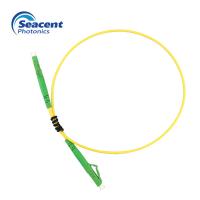 China LC LC Simplex Fiber Optic Patch Cord , MM50/125 Om3 Patch Cord APC Polish for sale