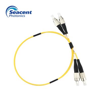 China Professional FC To FC Fiber Patch Cord Single Mode Duplex ROHS Approved for sale
