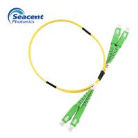 China Singlemode Duplex Sc Apc Fiber Patch Cord For FTTH FTTB FTTX Network for sale