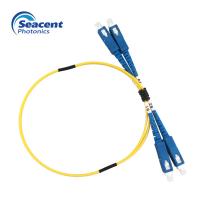 China Duplex 9/125µM Single Mode Fiber Patch Cord , Sc Sc Patch Cord UPC Polish for sale