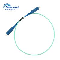 China 1 Meter Fiber Optic Patch Cord , SC To SC UPC Fiber Jumper Multimode Simplex for sale